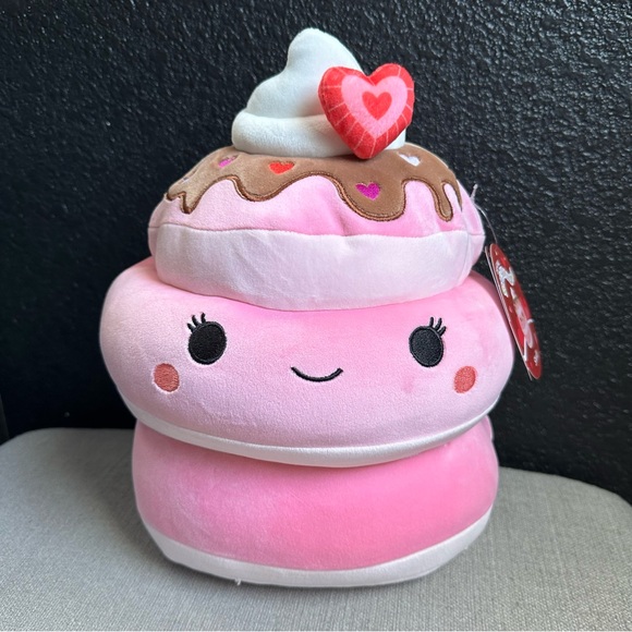 Squishmallows | Other | 1 Shelly The Strawberry Pancake Valentines ...